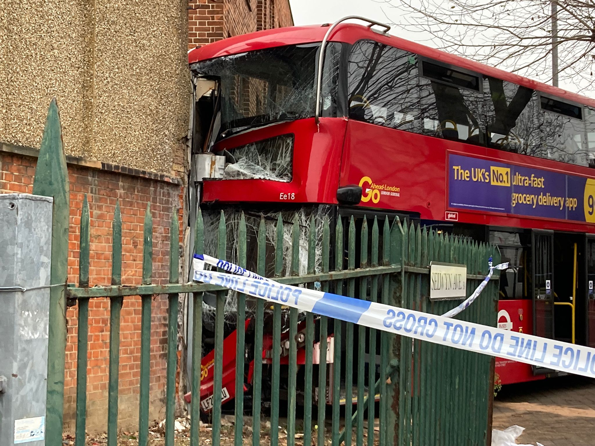 Five in hospital after bus 'packed with schoolchildren' crashed in ...