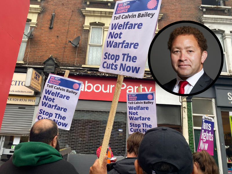 Campaigners call on Calvin Bailey to oppose welfare reform plans ...